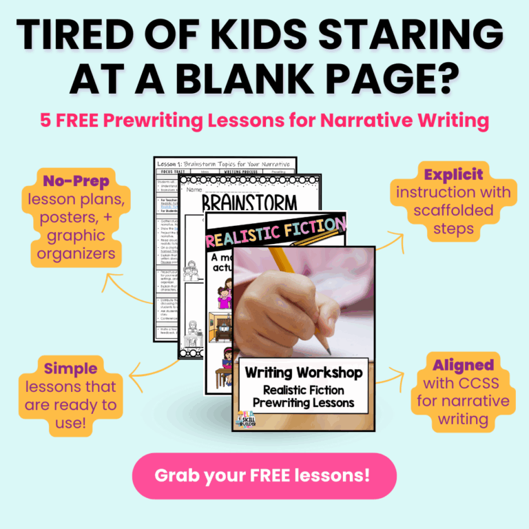 Narrative Writing Lessons Optin | ELA Skill Builder