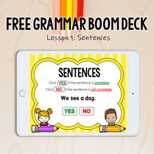 McGraw Hill Wonders 1st Grade Grammar Boom Cards | ELA Skill Builder