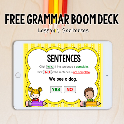 McGraw Hill Wonders 1st Grade Grammar Boom Cards | ELA Skill Builder