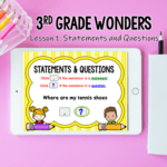 McGraw Hill Wonders 3rd Grade Grammar Boom Cards | ELA Skill Builder