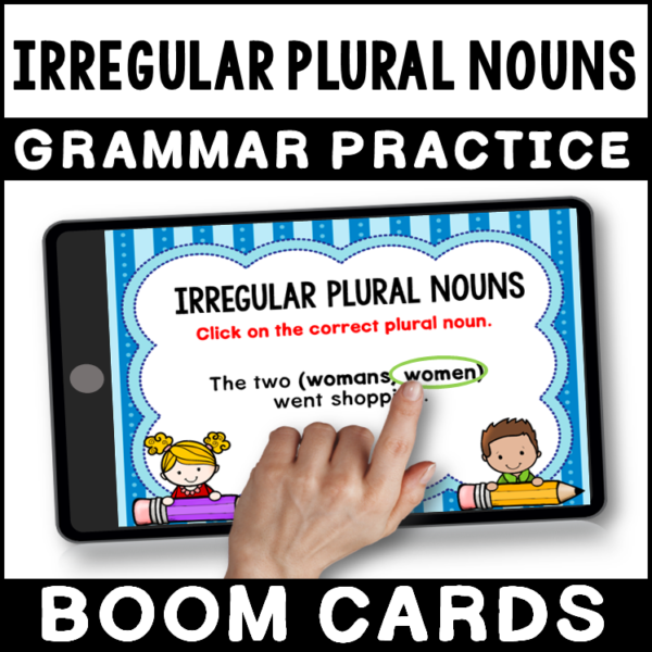 Irregular Nouns Plural - 5 Teaching Activities - ELA Skill Builder