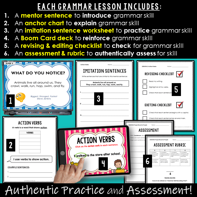 Full-Year Authentic Grammar Curriculum - 5th Grade | ELA Skill Builder