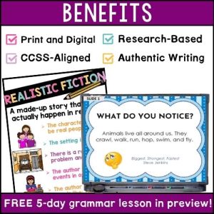 First Grade Grammar And Writing Curriculum - ELA Skill Builder