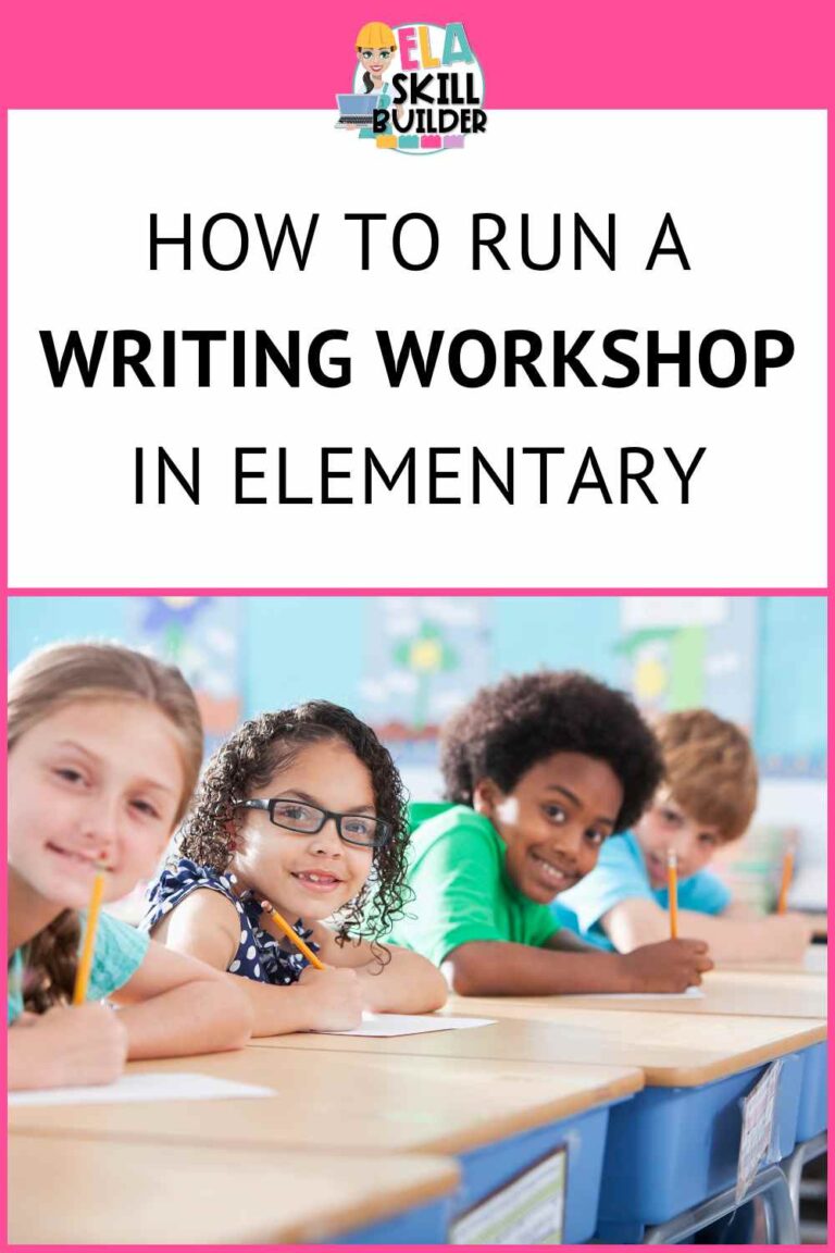 How To Run A Writing Workshop In Elementary