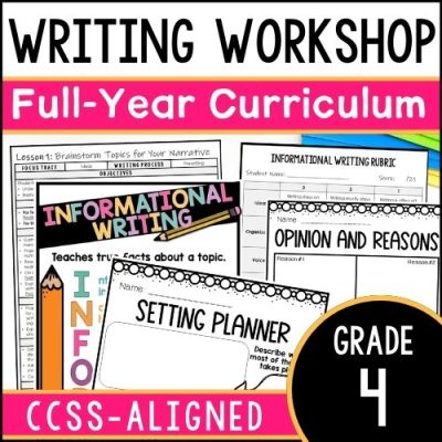 A Simple Yet Effective 4th Grade Writing Curriculum