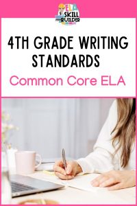 4th Grade Writing Standards - Common Core ELA