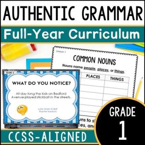 The Best 1st Grade Grammar Curriculum Bundle