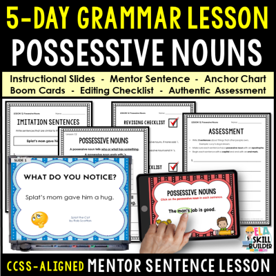 4 Free Possessive Nouns Worksheets For Grammar