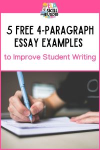 Free 4 Paragraph Essay Examples To Improve Student Writing