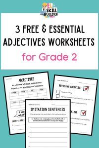3 Free & Essential Adjectives Worksheets For Grade 2