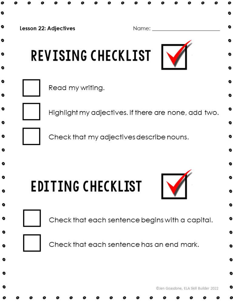 3 Free & Essential Adjectives Worksheets For Grade 2