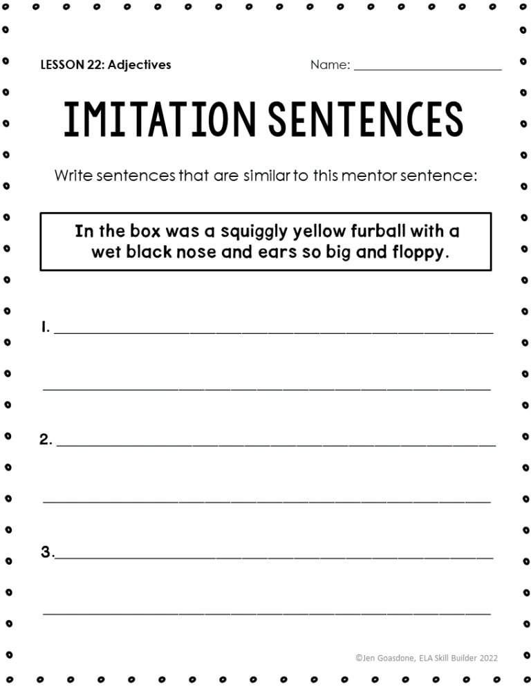 3 Free & Essential Adjectives Worksheets For Grade 2